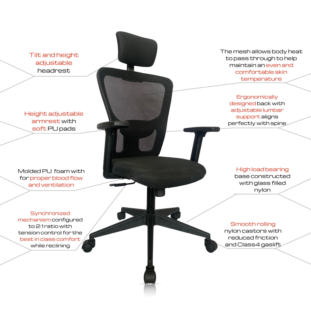FORGE Chair - Premium Ergonomic chair Online | ARMORI.in